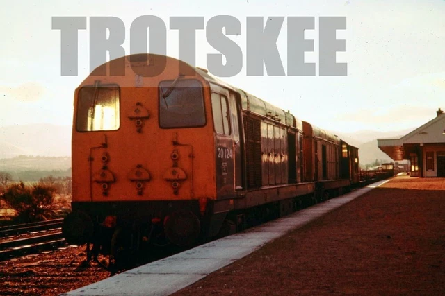 35MM SLIDE BR British Railways Diesel Loco Class 20 20114 20124 ...