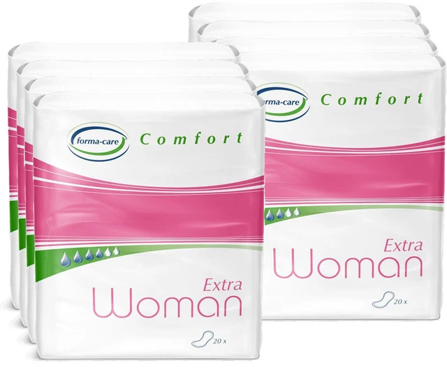 FORMA-CARE COMFORT WOMAN EXTRA Inkontinenzeinlagen - 430ml - 8x20 (160 ...
