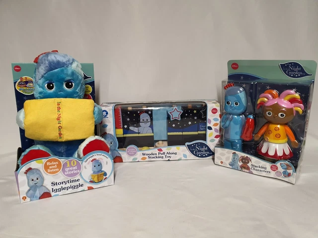IN THE NIGHT Garden Storytime Iggle Piggle, wooden train, stacking toy ...