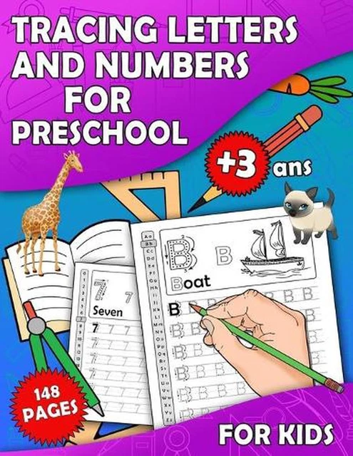 TRACING LETTERS AND Numbers For Preschool: Learn To Write Letters And ...