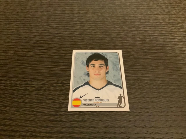 CHAMPIONS OF EUROPE 1995/2005💥Panini💥 Valencia💥Rodriguez💥Fig. N° 361 ...
