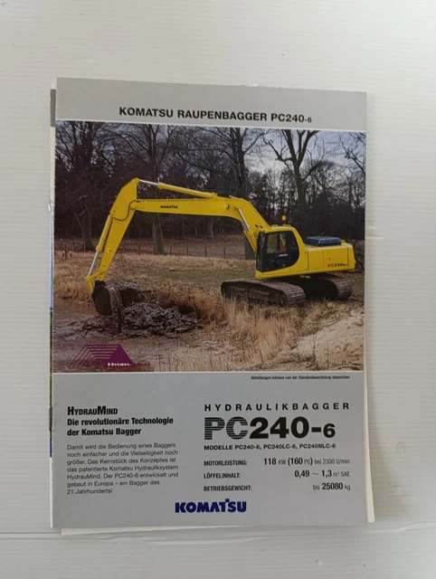 KOMATSU RAUPENBAGGER PC 240-6 EUR 4,00 - PicClick DE