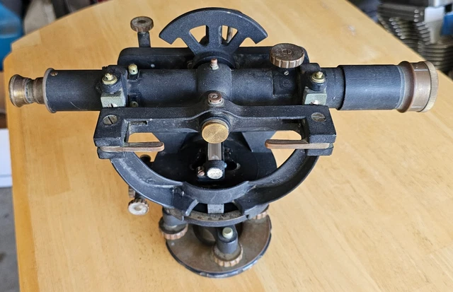 ANTIQUE SURVEYING ENGINEER Transit Level Scope David White £76.60 ...
