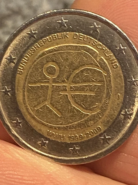 2 EURO MÜNZE Strichmännchen Deutschland WWU 1999-2009 J EUR 50,00 - PicClick DE