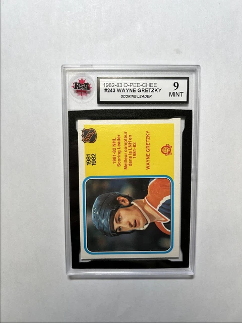 1982-83 O-PEE-CHEE WAYNE Gretzky (PP) #243 KSA 9 $28.00 - PicClick CA