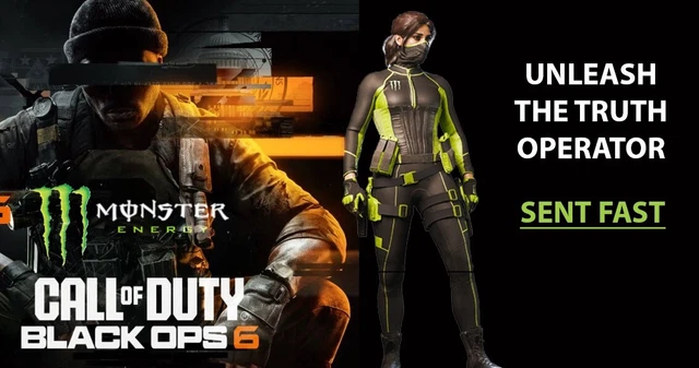 CALL OF DUTY Black Ops 6 Monster Energy Unleash The Truth Operator Skin Code BO6 $5.50 - PicClick CA