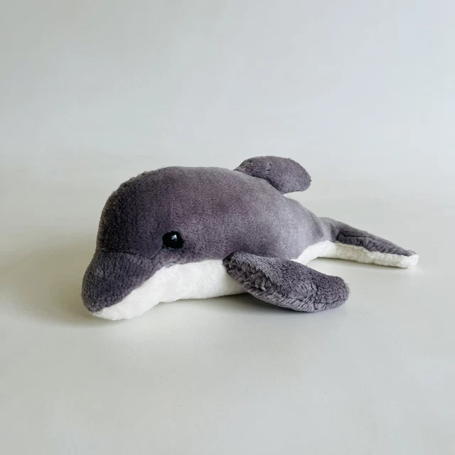 SOFT TOY CUDDLY Plush Dolphin Stuffed Animal Plushie Sea Creature 9” £8 ...