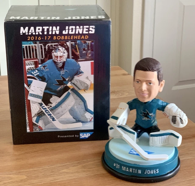 2016-17 SAN JOSE Sharks #31 Martin Jones Bobblehead SGA NEUF DANS SA ...