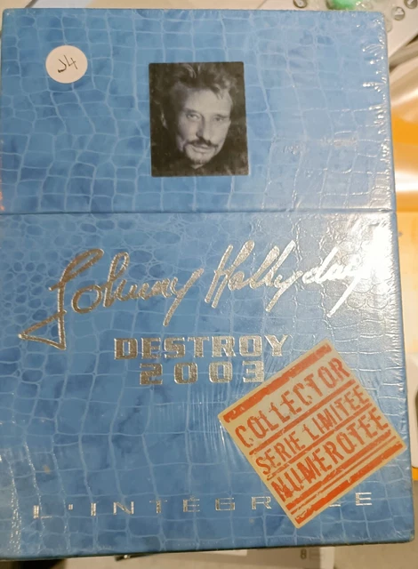 JOHNNY HALLYDAY LIVRE Destroy 2003 J4 L'Intégrale Collect Edit Limitée ...