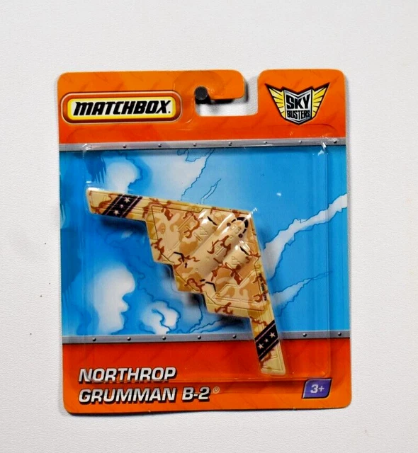 MATTEL MATTEL MATCHBOX Sky Busters avion Northrop Grumman B-2 désert ...