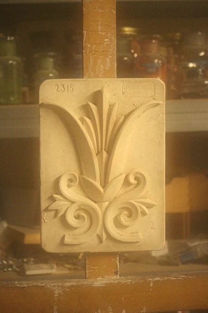 ANTIQUED VICTORIAN RELIEF 2 handmade plaster cast £0.99 - PicClick UK