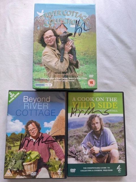 RIVER COTTAGE DVD Bundle~3 Boxed Sets~All Signed by Hugh Fearnley ...