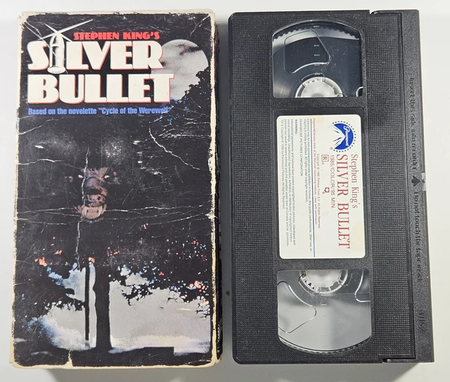 STEPHEN KING'S SILVER Bullet (VHS, 1985) Horror *READ $9.94 - PicClick CA