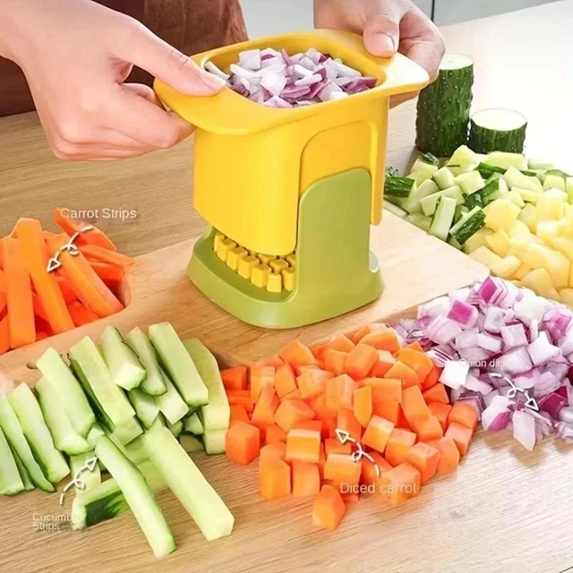 MANUAL POTATO CHOPPER & Veg Cutter Set with 2X Ginger Garlic Grater ...