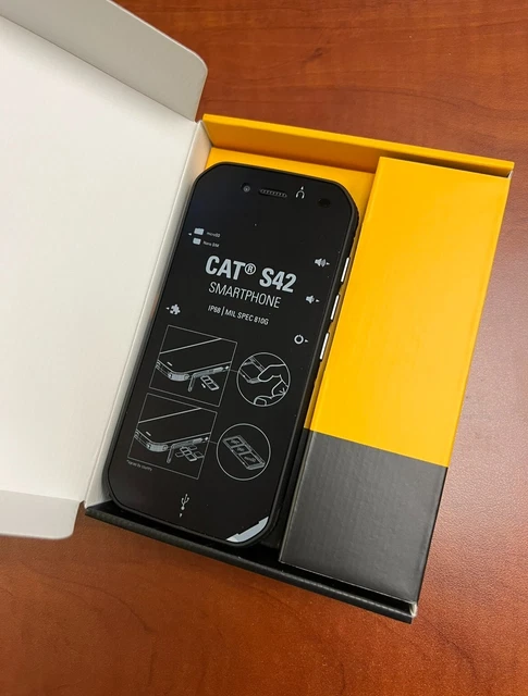 CATERPILLAR CAT S42 32GB Dual-SIM Factory Unlocked Smartphone - Black £ ...