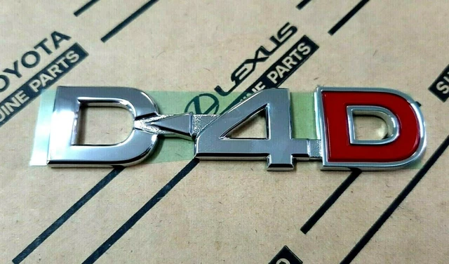 GENUINE D4D LOGO Emblem Badge For Toyota Hilux Vigo SR5 Fortuner EUR 16 ...