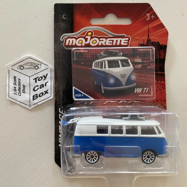 MAJORETTE VOLKSWAGEN VW T1 Bus (Vintage Cars - Opening Hatch) 1/64 ...