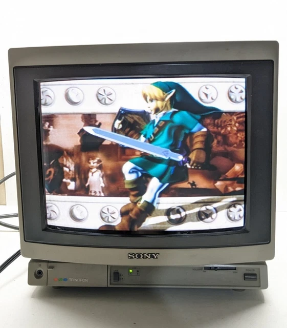 SONY TRINITRON PVM-1380 Color TV Video Monitor Vintage Gaming Works PVM ...