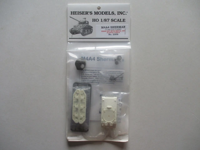 HEISER'S MODELS #2358 HO/1:87 Scale M4A4 Sherman 75mm Gun Turret £22.80 ...
