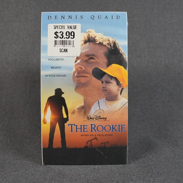 THE ROOKIE VHS Dennis Quaid Walt Disney Baseball Movie 2002 Family Film ...
