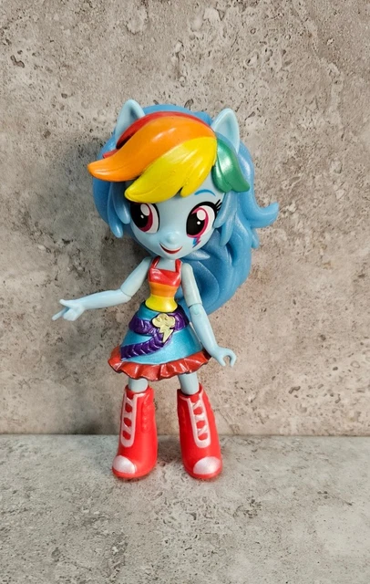 MY LITTLE PONY Equestria Girls Mini Dolls Rainbow Dash School Dance £9. ...