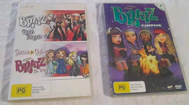 2X BRATZ DVD'S Bratz Camping, Bratz Rock Angles And Bratz The Video $23 ...
