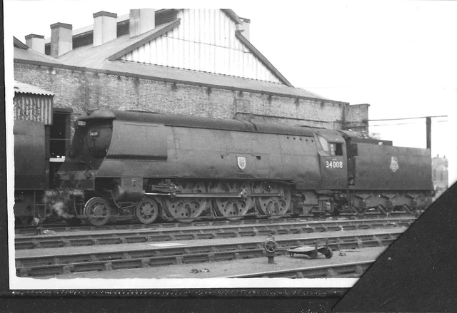 BR LIVERY / Ex Southern - Wc Class 4-6-2 No. 34008 - Vintage Image ...