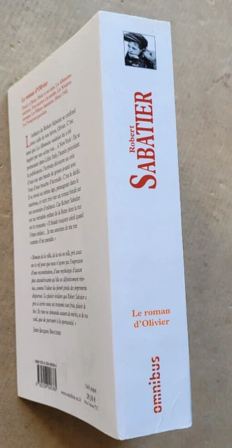 LE ROMAN D'OLIVIER Robert SABATIER éd Omnibus 2011 EUR 12,00 - PicClick FR