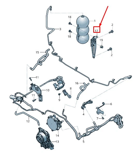 NEW AUDI RSQ8 Engine Vacuum Container Retainer 4M0809163B $12.80 - PicClick