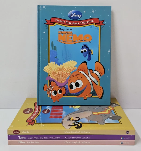 DISNEY CLASSIC STORYBOOK Collection Finding Nemo Dumbo Snow White ...