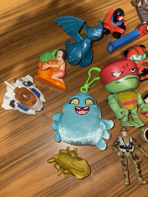 JUNK DRAWER 2 Pounds Toy Lot Action Figure Ninja Turtle Happy Meal Toys ...
