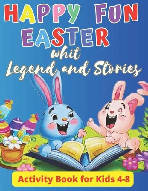 HAPPY FUN EASTER whit légende et histoires : livre d'activités pour ...