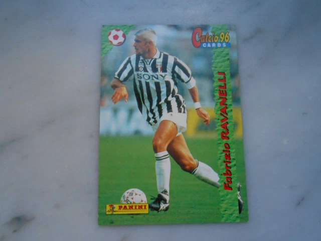 FIGURINA CALCIO CARDS PANINI 1996 - JUVENTUS - RAVANELLI EUR 1,00 ...