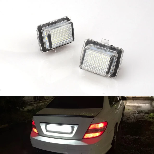 ILLUMINAZIONE TARGA LED A2218200456 per Mercedes Classe C W204 Classe E ...