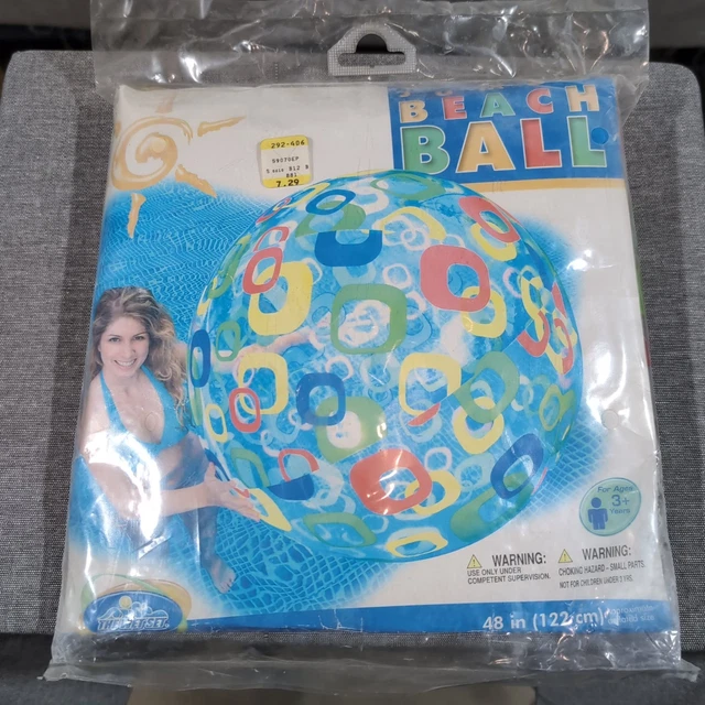 2009 48& INTEX Inflatable BEACH BALL Vinyl THE WET SET 59070 Shapes ...