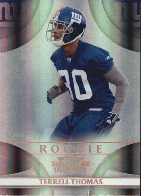 CARTE DE FOOTBALL 2008 Donruss Threads épreuve du siècle bronze #237 Terrell Thomas/250 EUR 4,03 ...