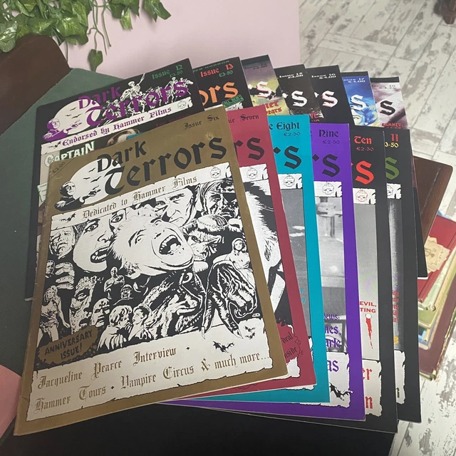 DARK TERRORS - set of 13 - 1990s - Hammer Horror Magazine £104.72 ...