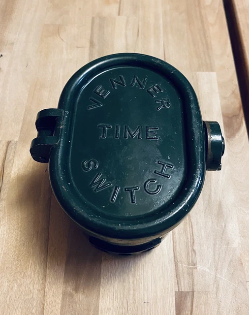 VINTAGE VENNER TIME SWITCH - Industrial Metal Cased British Made Timer ...