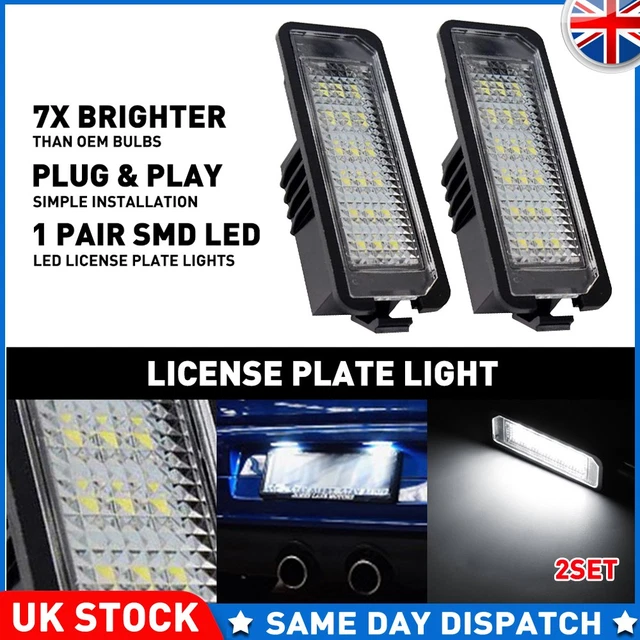 4× LED LICENSE Number Plate Light For VW Bora Variant Golf V Porsche ...