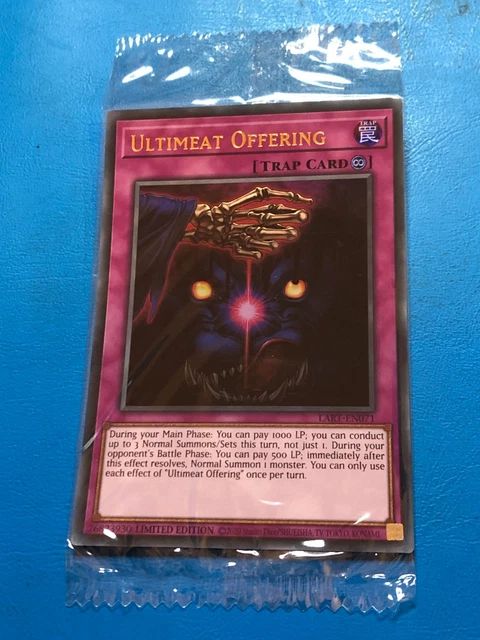 YUGIOH ULTRA RARE Ultimeat Offering LART-EN071 SEALED £2.90 - PicClick UK
