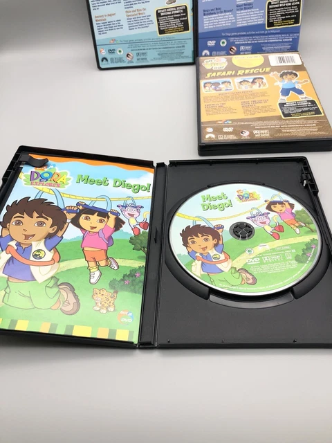 GO DIEGO GO! Nickelodeon Nick Jr DVD Lot Of 4 Magic Flute Safari ...