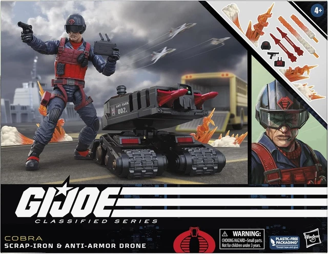 COLLECTION FIGURINE GI Joe Classified Series Scrap-Iron & Anti-Armor ...