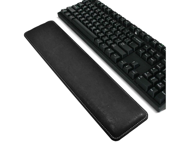 KEYBOARD WRIST REST Ergonomic Soft PU Leather Wrist Support, Memory ...