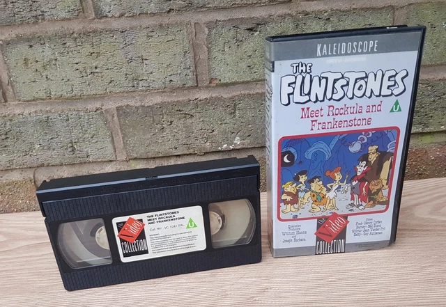 THE FLINTSTONES- MEET Rockula And Frankenstone/ Vhs Animated Film 1985 ...