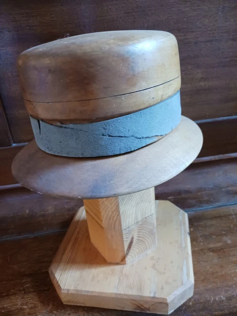 HUTFORM MIT KREMPE und Ständer Hutmacherin Putzmacherin EUR 16,00 ...