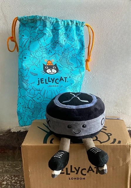 JELLYCAT AMUSEABLE CUTE Hockey Puck,10cm Soft Toy - BNWT New with Tag ...