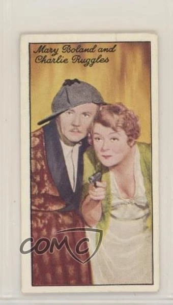 1935 CARRERAS FAMOUS Film Stars Tobacco Mary Boland Charlie Ruggles #81 ...