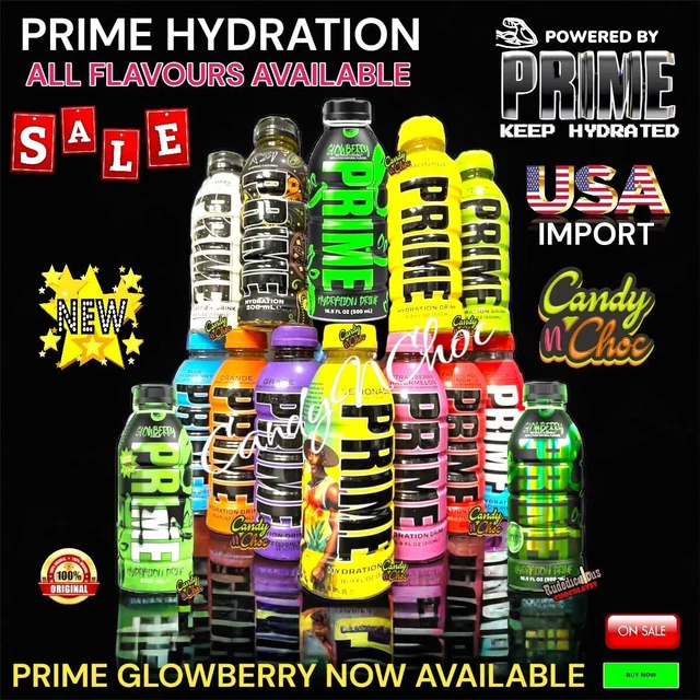 PRIME HYDRATION DRINK von Logan Paul & KSI ALLE GESCHMACKSRICHTUNGEN ...