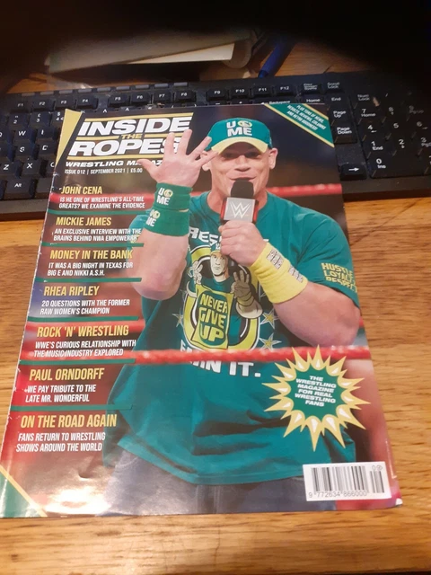 INSIDE THE ROPES Wrestling Magazine Issue 12 Ex Cond Nov 21 John Cena ...