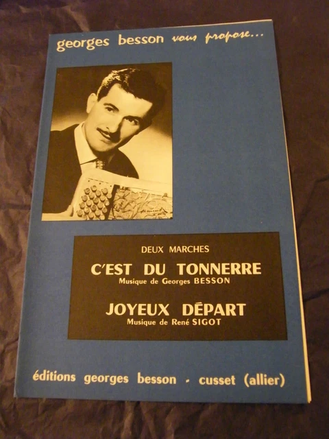 SPARTITO C TUONO Georges Besson Buon Partenza René Sigot 1967 " EUR 19 ...